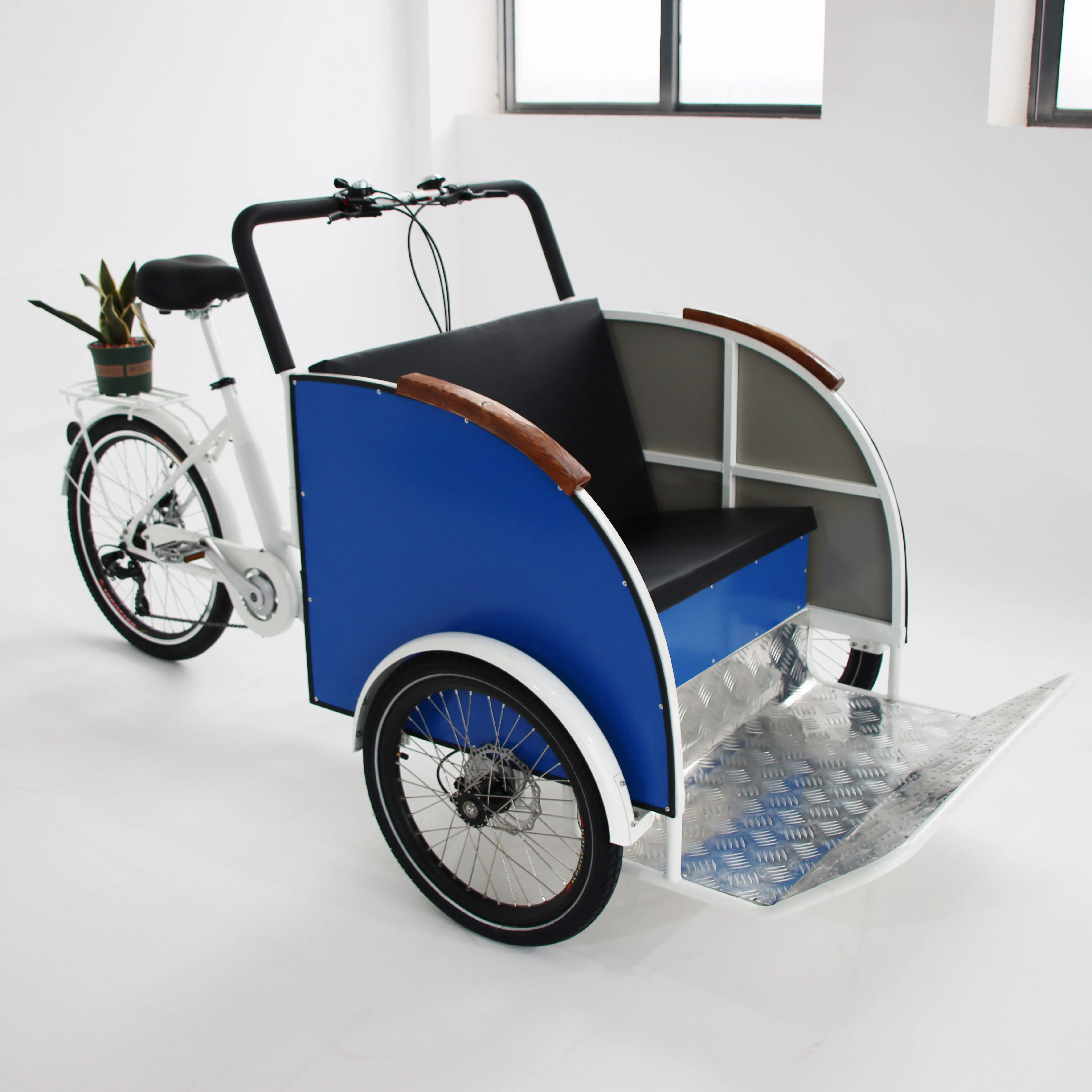 Rear Motor 500w Powerful Pedicab Rickshaw Electric 3 Wheel Taxi - Buy ...