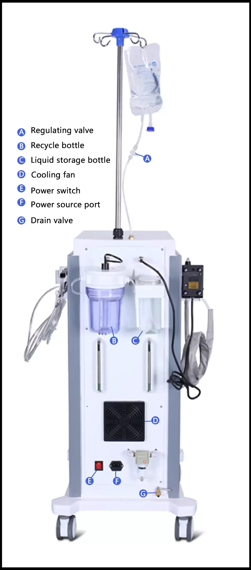 Vacuum Pump Spa Water Oxygen Spa Facial Equipment Facial Rejuvenation ...
