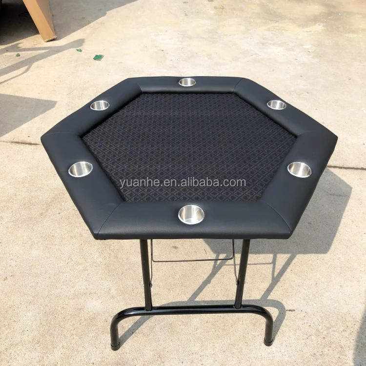 43 Inch 6 Person Folding Poker Table - High Quality & Durable