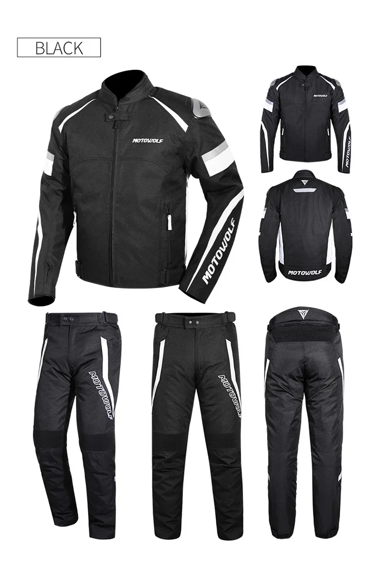 Motowolf Motorcycle Jacket Winter Motorcycle Men's Racing Jacket ...