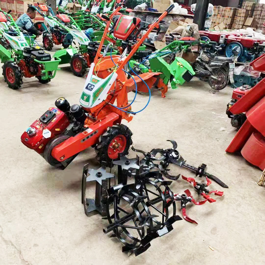 Mini diesel Power Tiller Farm Cultivator Garden Mini Tiller ,walking ...