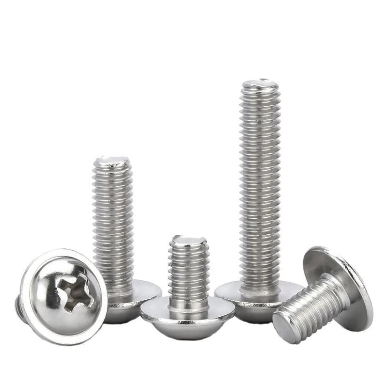 Cross Recessed Wafer Pan Head Machine Screws Din967 Stainless Steel 304 ...