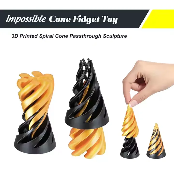 Spiral Cone Fidgety Toys - Educational Fun for All Ages