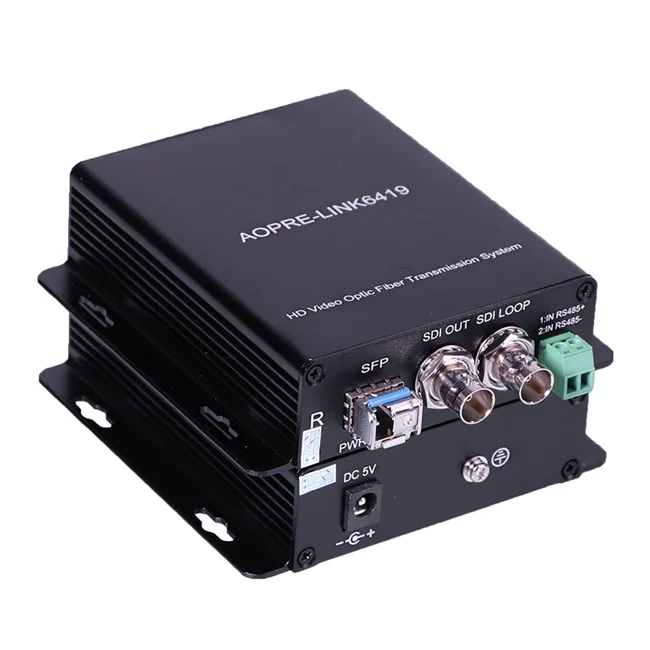 Custom Transmission Distance Compatible Sd 3g Sdi Fiber Optic Converter Mini 20km Sdi Video ...