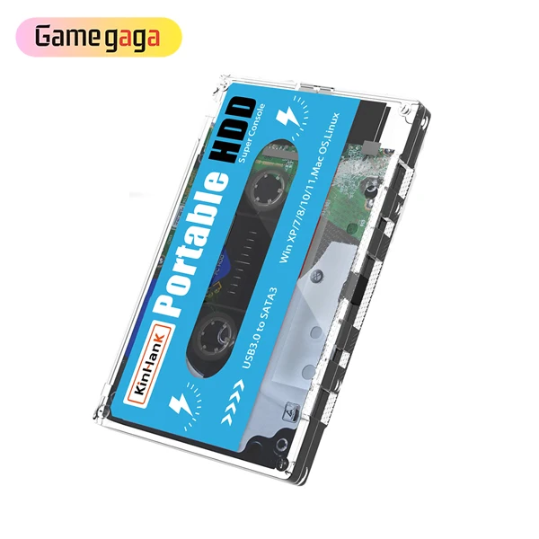 500G HDD Portable External Hard Drive with 55000 Games