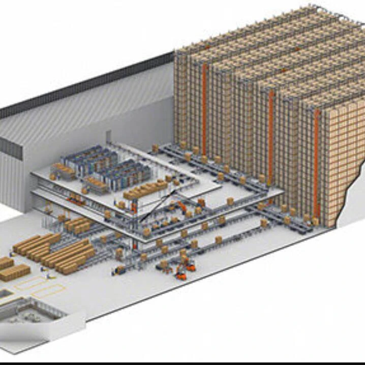 Automatic Warehouse Stacker Crane Racking System Asrs Automated Storage ...