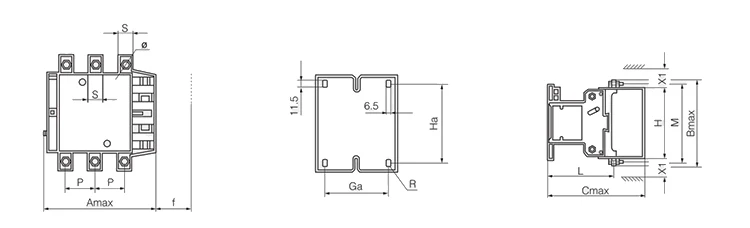 Weikesen CJX2/LC1-F225 Magnetic Contactor - 225A, 3P/4P