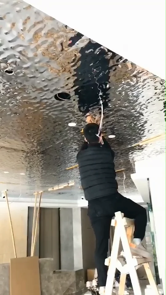 Sus 304 Water Corrugated Stainless Steel Plate Water Ripple Stamped ...