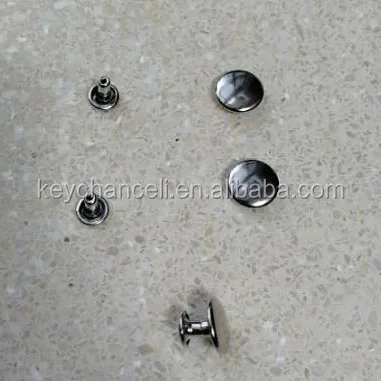 Customized Silver Nickel Black Paint Document Folder Fastener Round ...