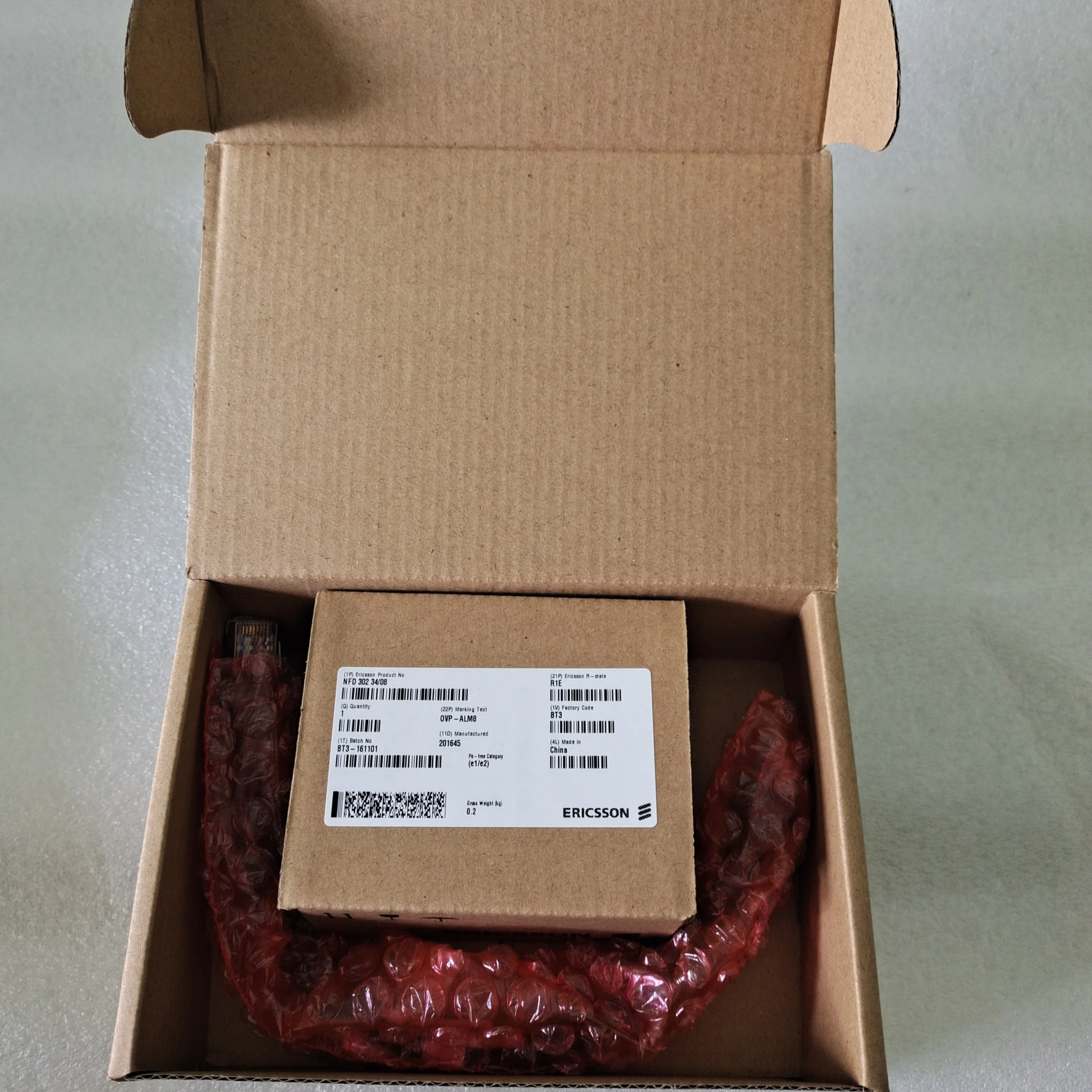 Ericsson NTB 101 242/2 OVP Kit with 8 Ext Alarm for SAU 02 01