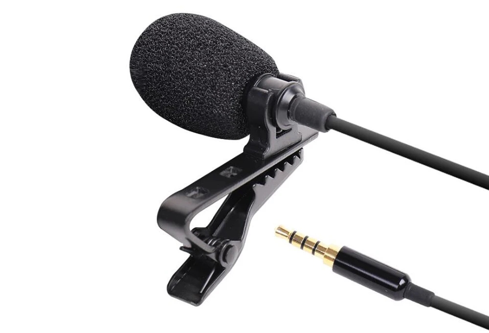 1.5m 3m 3.5mm Portable Recording Clip Microphone Mobile Phone Mic - Buy ...