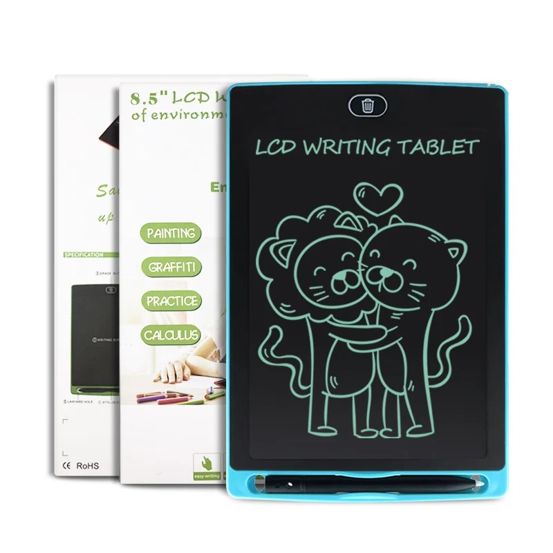 Bulk 8.5 Inch Educational Erasable Digital Kids Lcd Drawing Writing ...