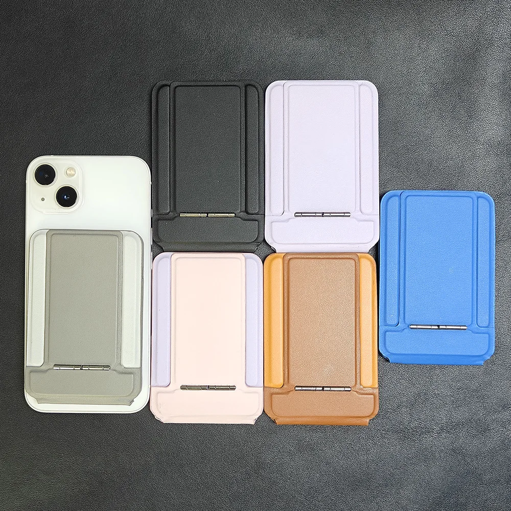 Customized Mirror Card Holder Magnetic Double Shaft Pluggable Pu ...