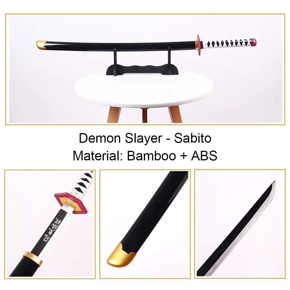 Demon Slayer Wooden Sword Demon Slayer - Sabito Toyo Samurai Sword ...