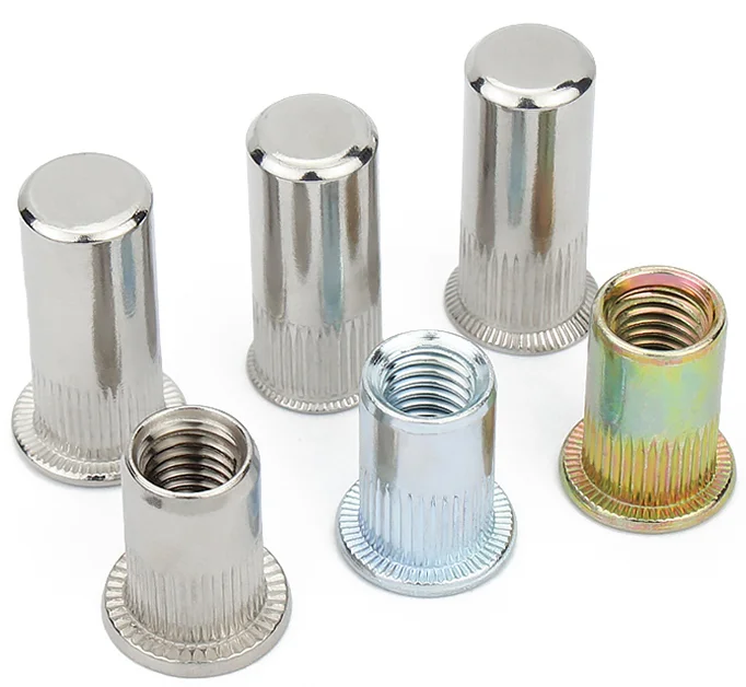 Rivet Nuts Threaded Insert Open and Close End CSK Flat Reduced Small ...