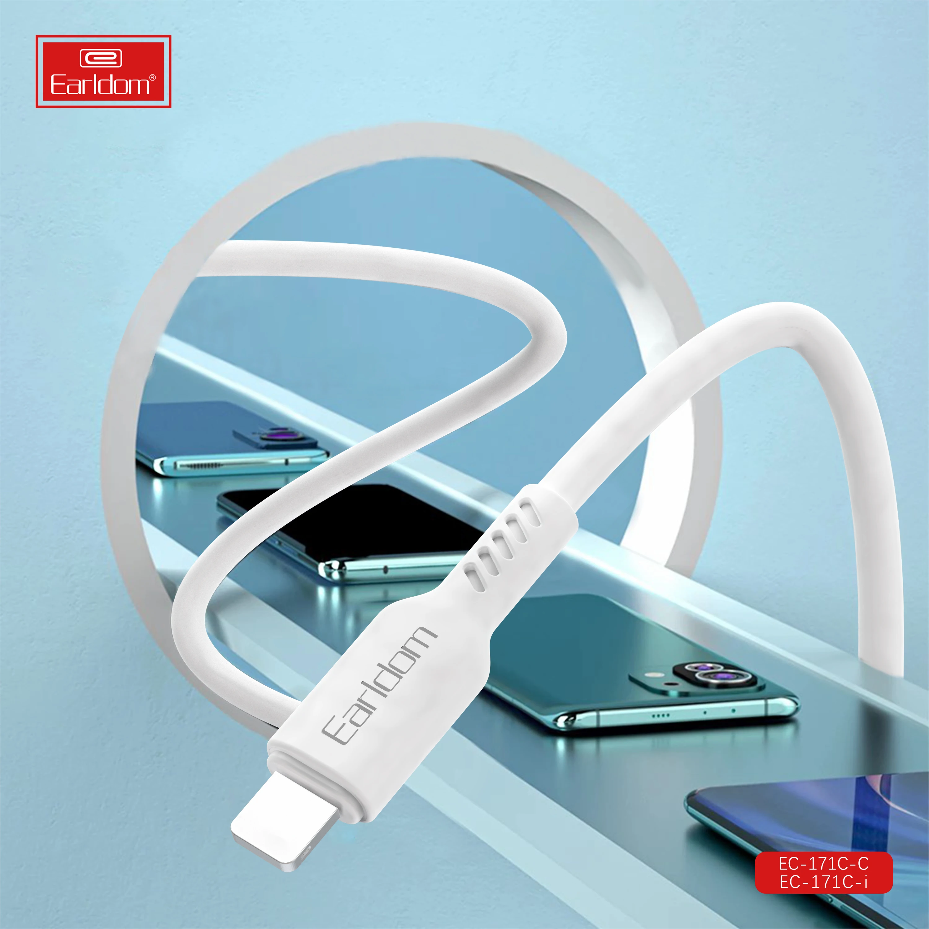 Earldom1m Usb C至type C快速充电pd 60w数据线3a C型充电usb电缆适用于iphone三星电缆 Buy 3 0a