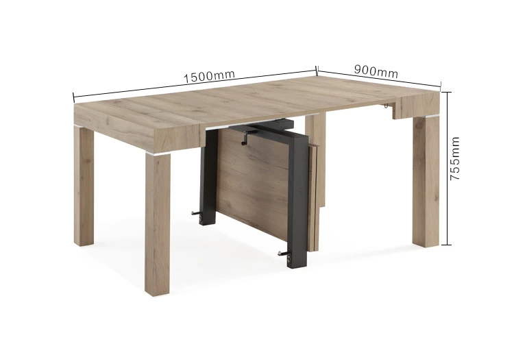 Expandable Console Dining Table - Space Saving, Modern Design for ...