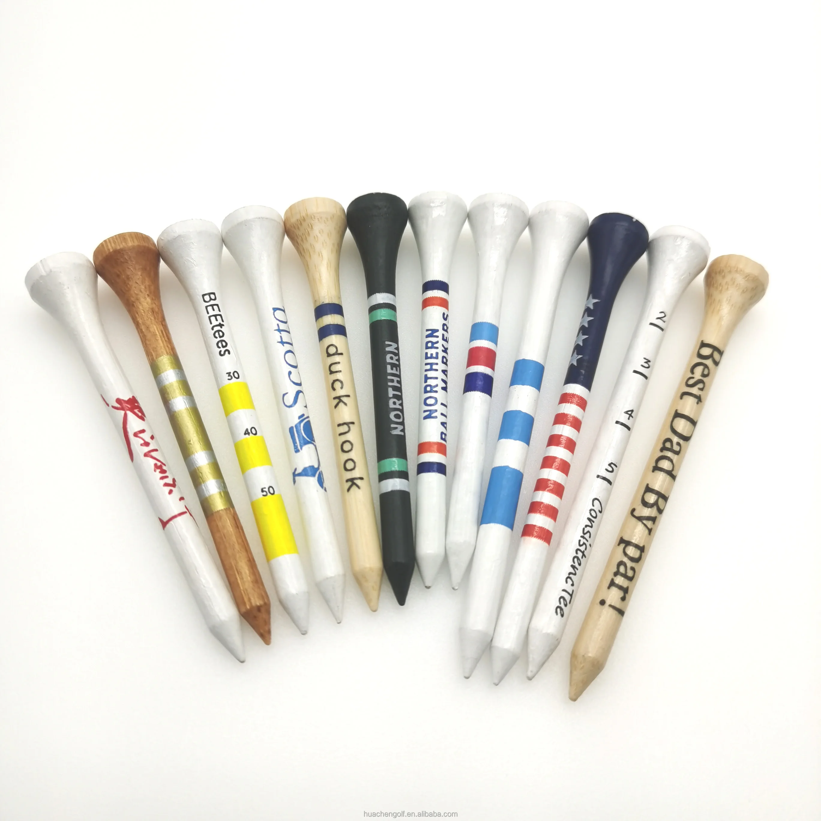 Hot Sales Creative Stripes Design Customized Logo Imprint Wooden Bamboo ...