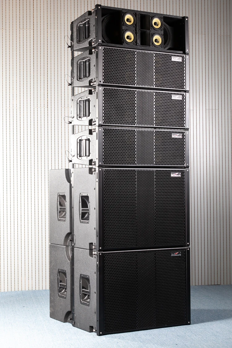 Admark Double 10 Inch Active Line Array - Professional Speakers