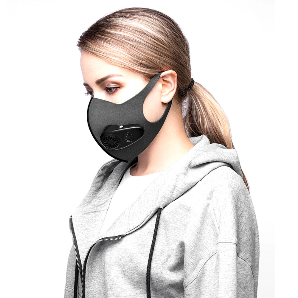 2020 Air Purifying Mask Reusable Electric Smart Face Ffp2 Mask Anti ...