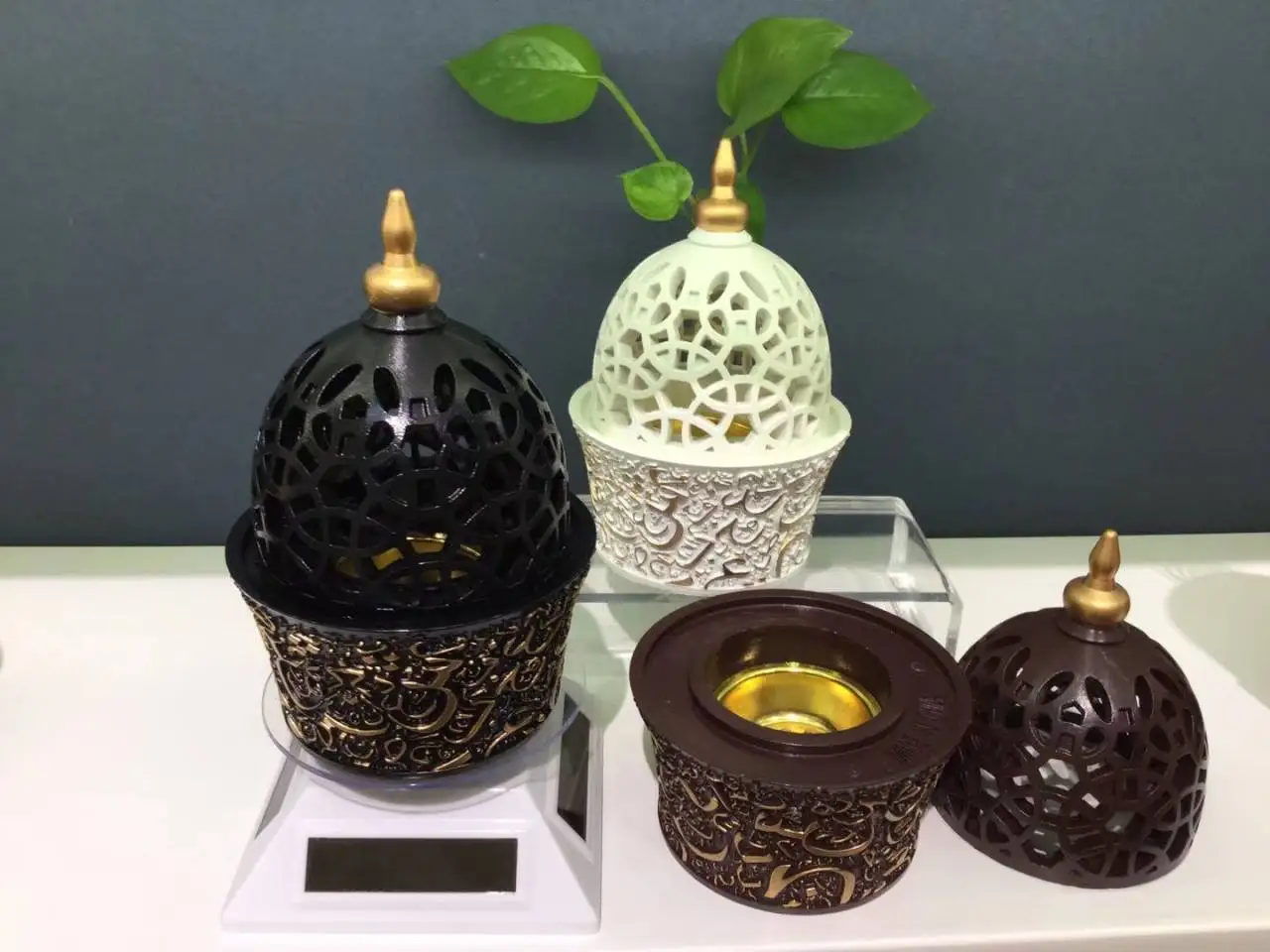 Pagoda Shape Incense Burner for Arabic Party Gifts