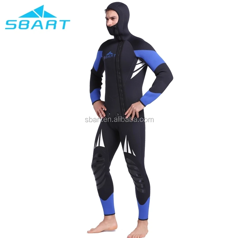 Sbart 5mm Full Body Men’s Wetsuit with Hood - Thick Material
