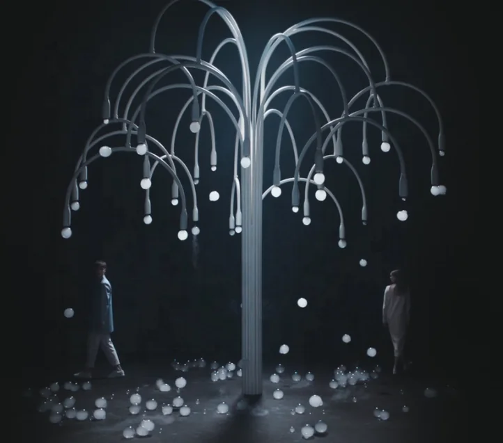 Customized Art Bubble LED Landscape Lamp Interactive Multi-sensory ...