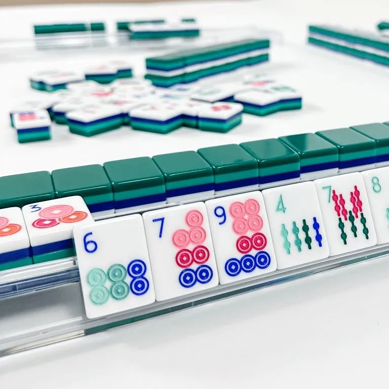 Custom Japanese Mahjong Tiles Hand Paint Multi Layers Advertising ...