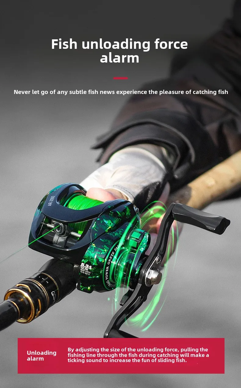 Long-distance Casting Special Black Micro-Object Lua Rod Wheel