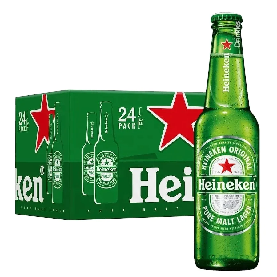 Heineken Beer - Premium 330ml Bottles Wholesale Price