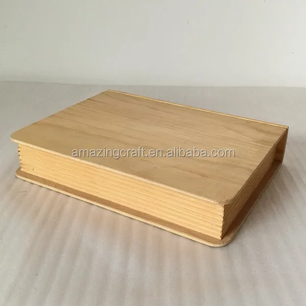 Wholesale Customized Wooden Book Keepsake Box Photo Storage Box - Buy ...