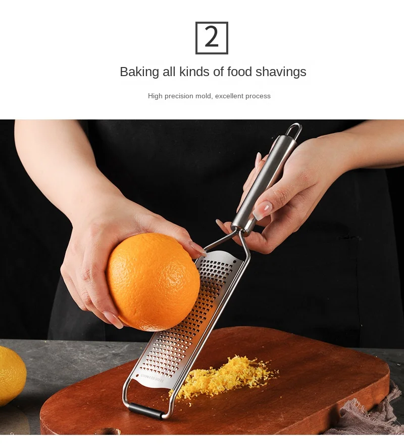 Multifunctional 304 Stainless Steel Tube Handle Kitchen Gadget Cheese ...