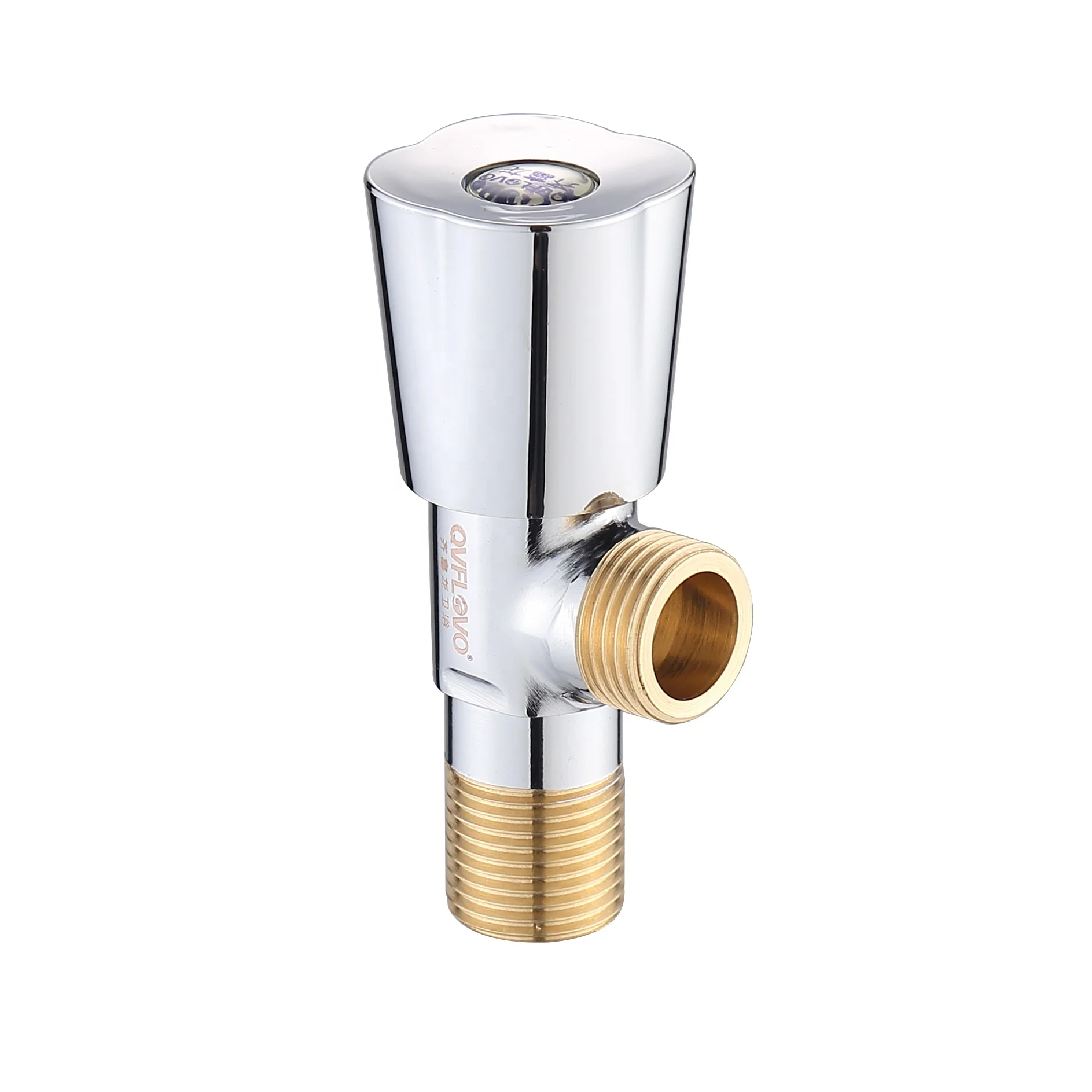 Wholesale Copper Angle Valve Basin Kitchen Faucet Stop Valve Water ...