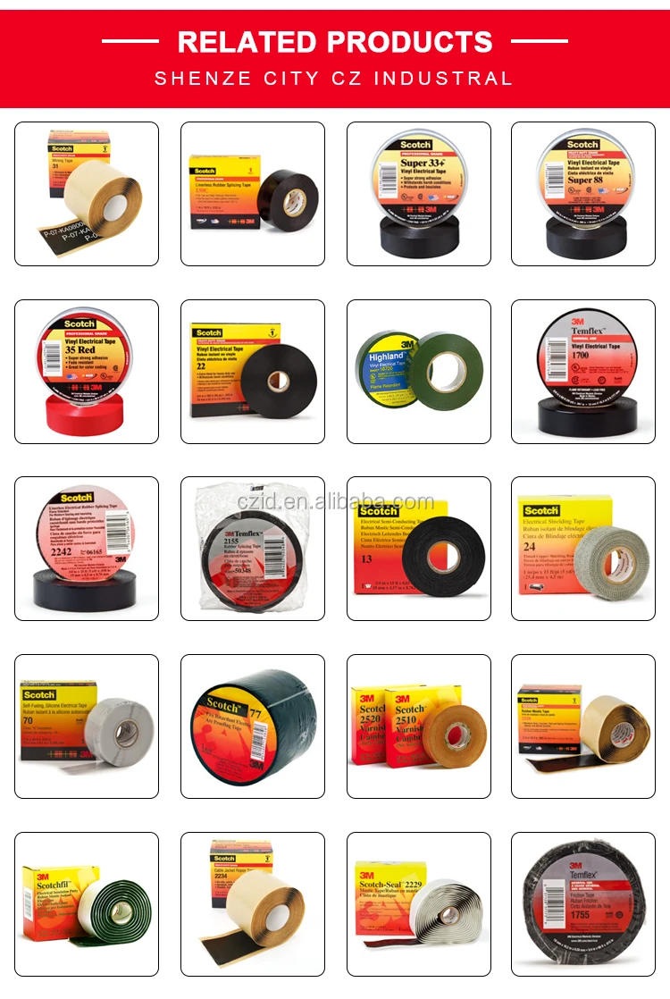 3M Temflex 1200 Vinyl Electrical Tape - Insulation & Waterproof