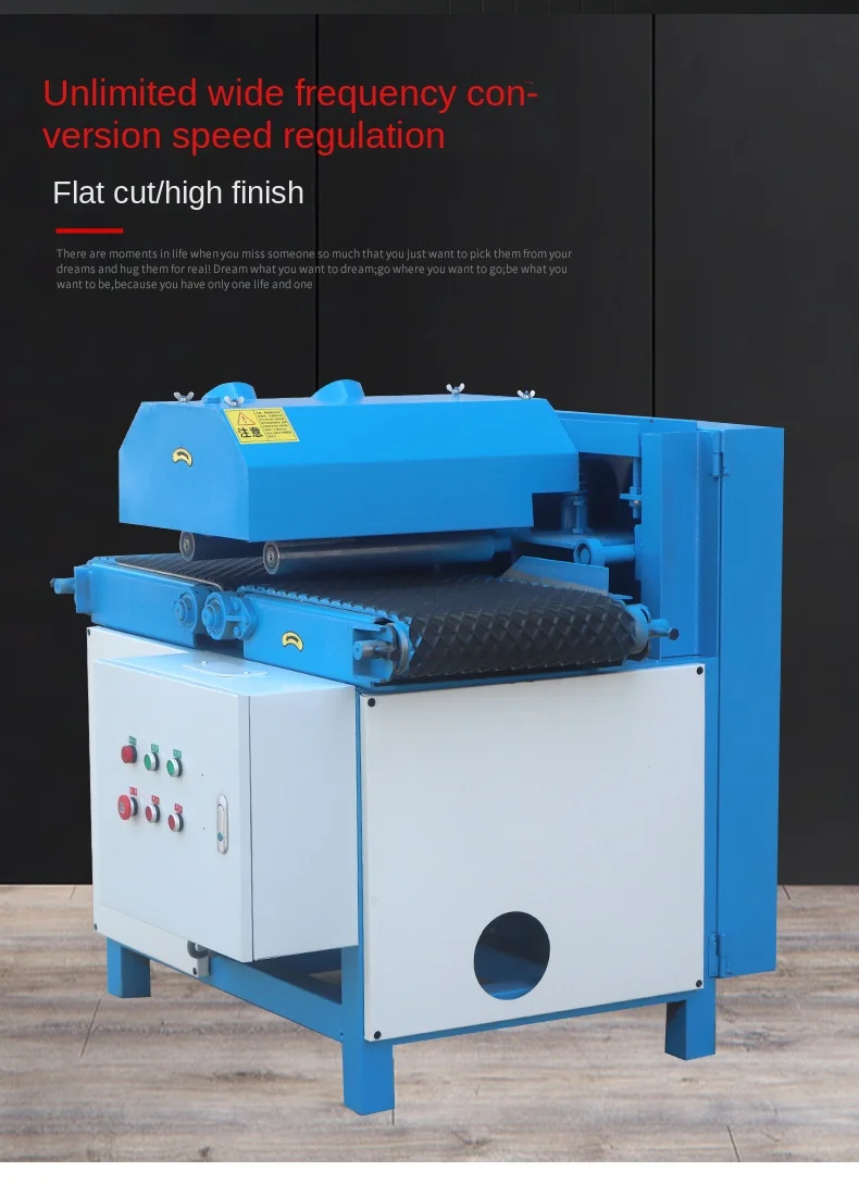 Small Square Wood Multi-Piece Cutting Machine Automatic Crawler Type ...