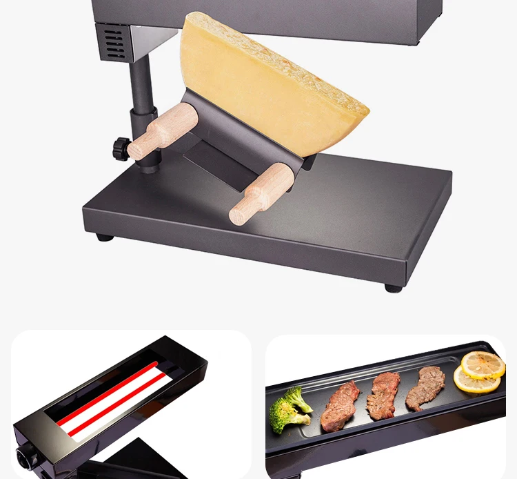 Stainless Steel Stain Resistant Electric Raclette Cheese Melter