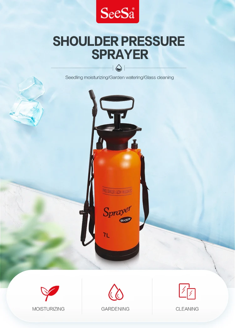 Seesa 7L Garden Pressure Sprayer - Eco-Friendly & Adjustable