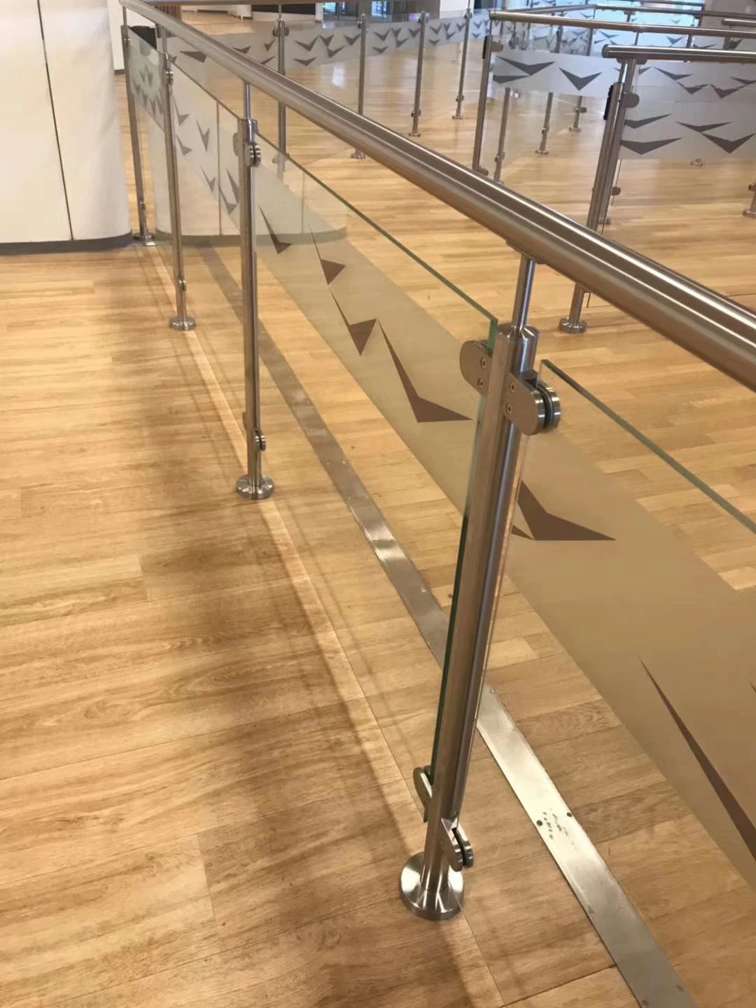 304 Handrail Balcony Stainless Steel Round Post Systems