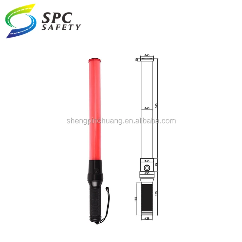 Cheap Outdoor Safety Warning Led Traffic Signal Control Batons With Top ...