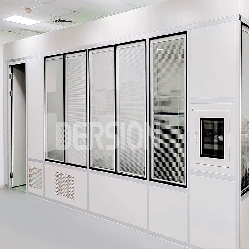 Laboratory Dedicated Class 100 Cleanroom Dust Free Portable Clean Room ...