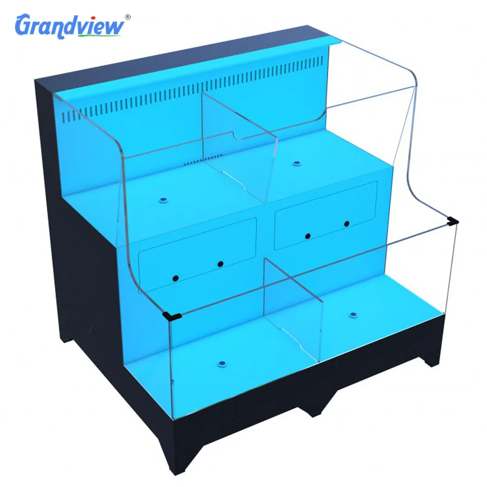 Restaurant Wholesale Seafood Display Case Live Fresh Fish Tank - Buy ...