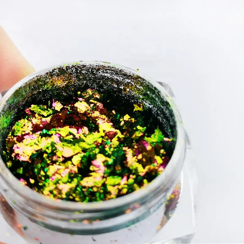 Ocrown Cosmetic Chameleon Flake Eyeshadow - Colorful & Eco-friendly