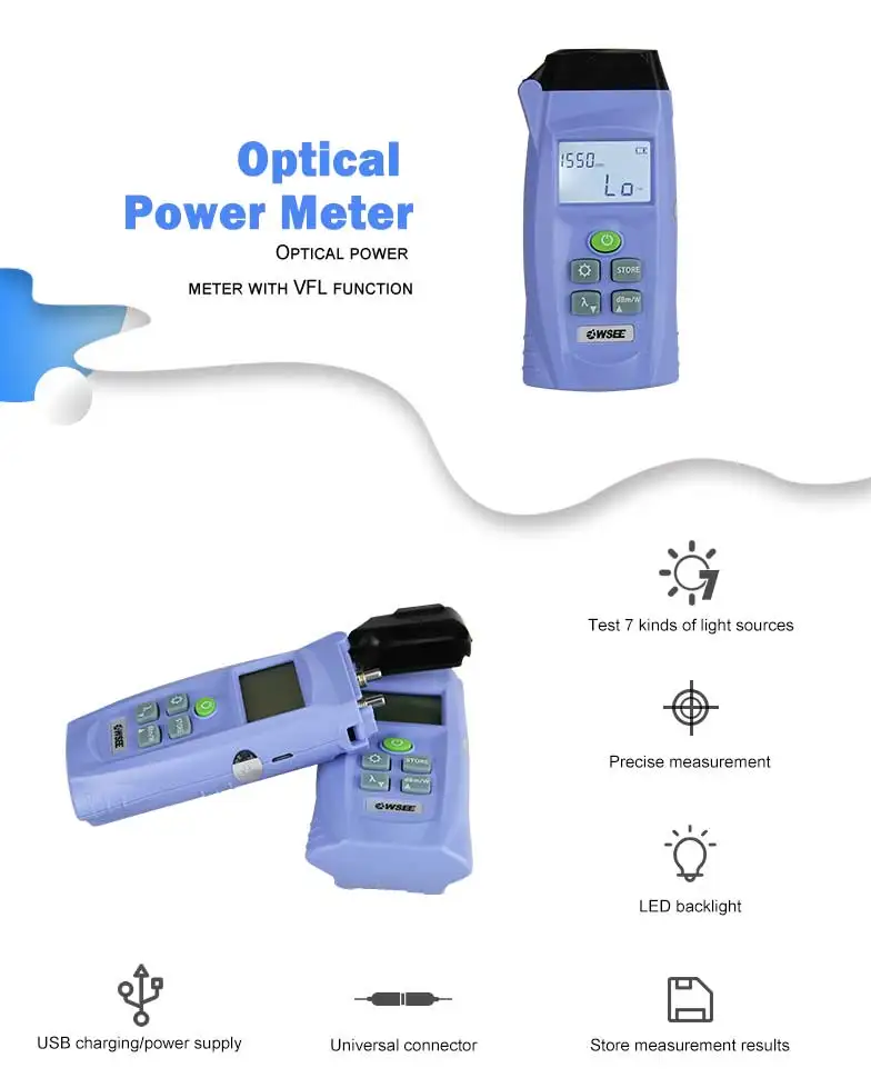 Ftth Fttx Multifunction Fiber Optic Tester Mini Otdr With Optical Power ...