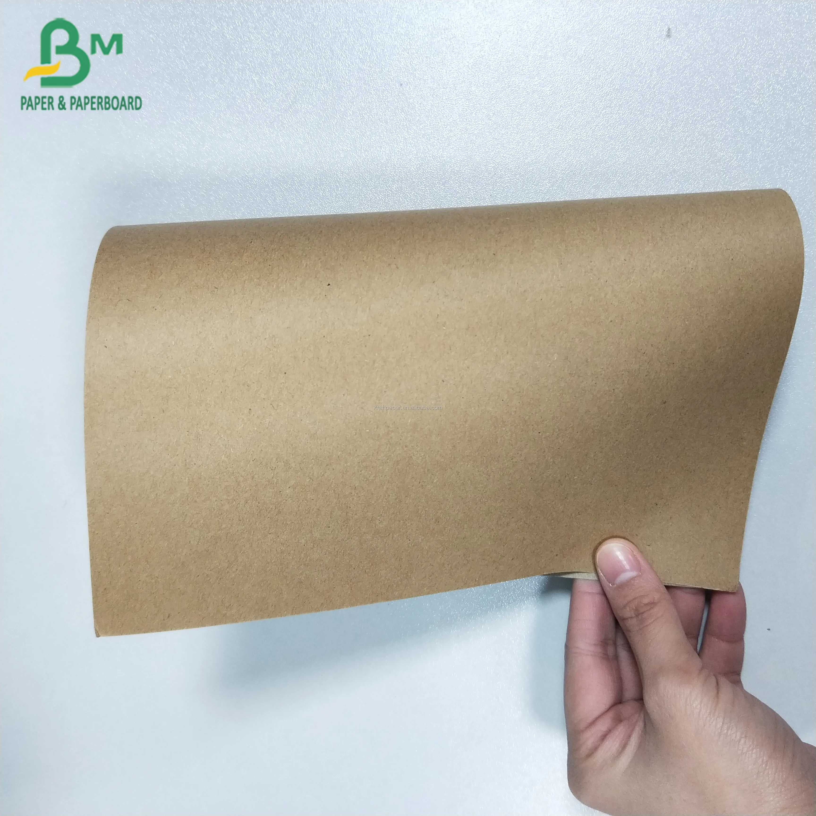 Recyclable 80gsm 90gsm Kraft Liner Corrugated Paper Roll For Box - Buy ...