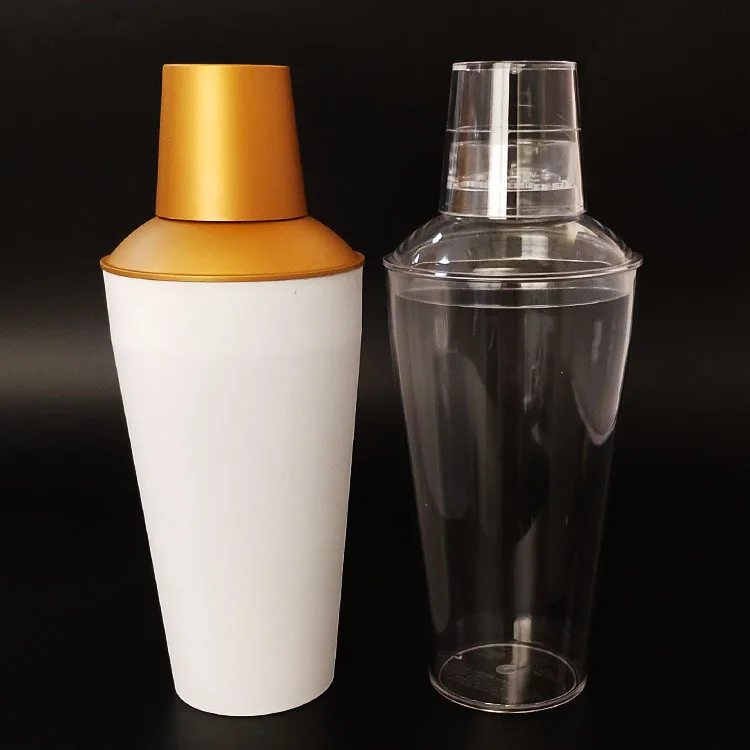 Modern Minimalist Scale Transparent Plastic PC Shaker Cup Acrylic Milk ...