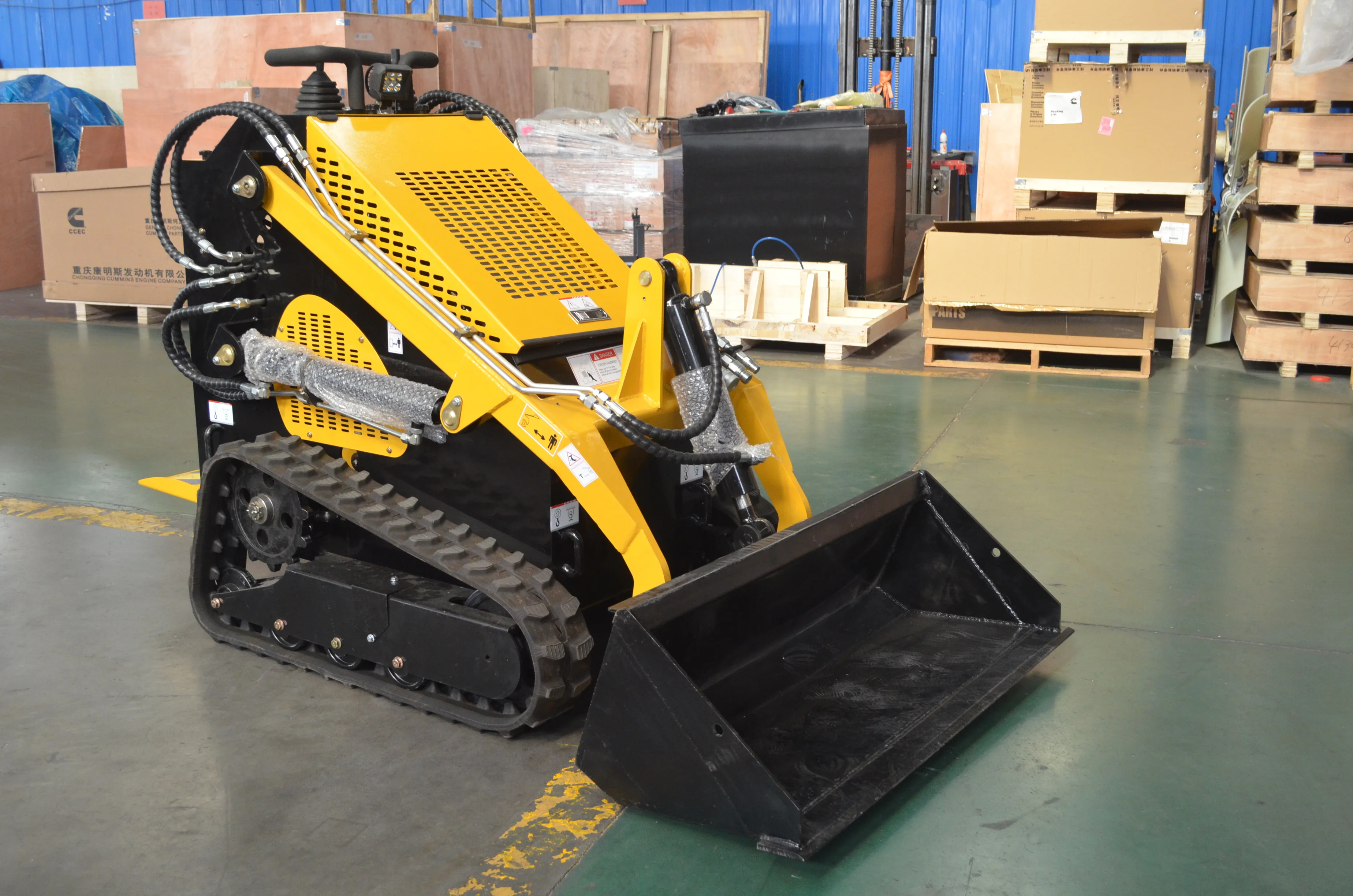 360 Model Mini Skid Steer Loader Small Crawler Loader Factory Direct ...