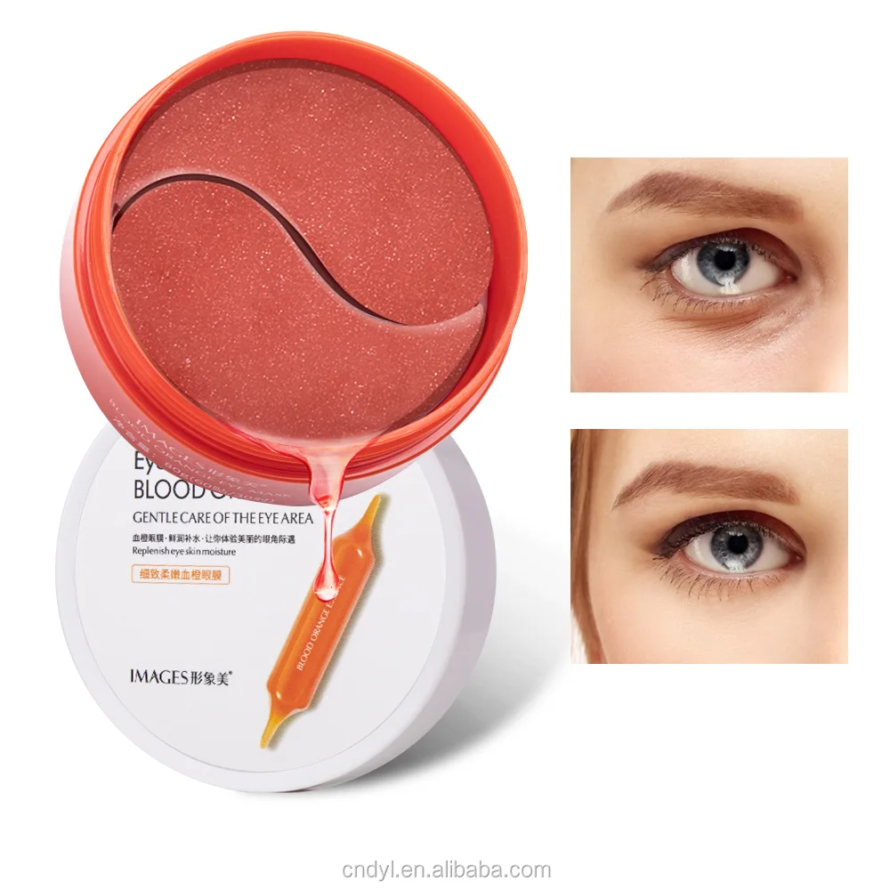 Blood Orange 60pcs Eye Mask Collagen Gel Eye Patches Under Eye Pad Dark ...