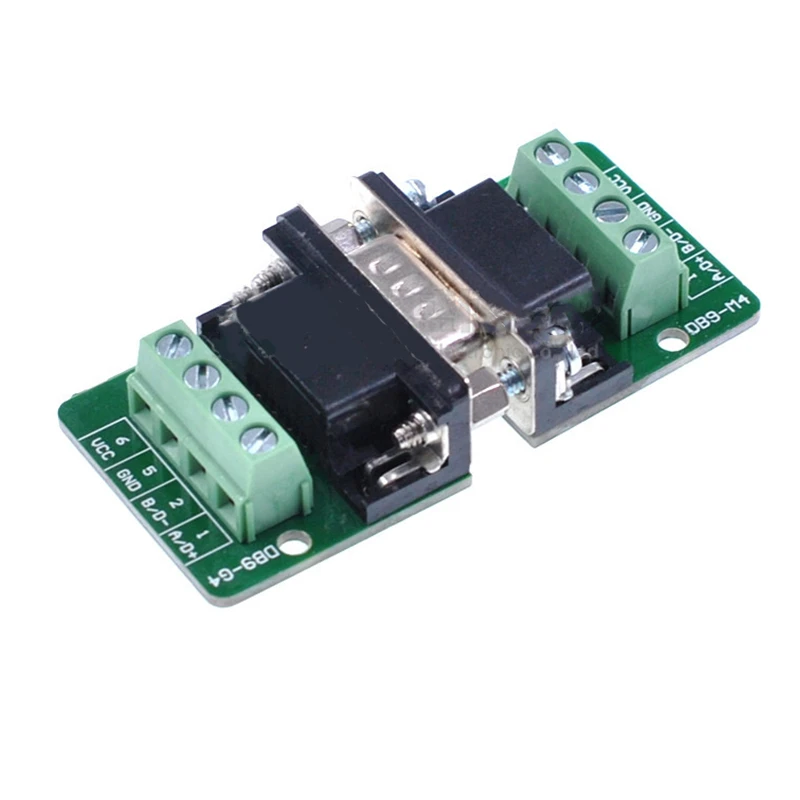 Db 9 Female/male Breakout Board Connector Plug Rs232 Cable Rs485 ...