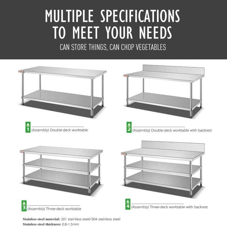 Stainless Steel Fish Cleaning Table - WANCHU Quality