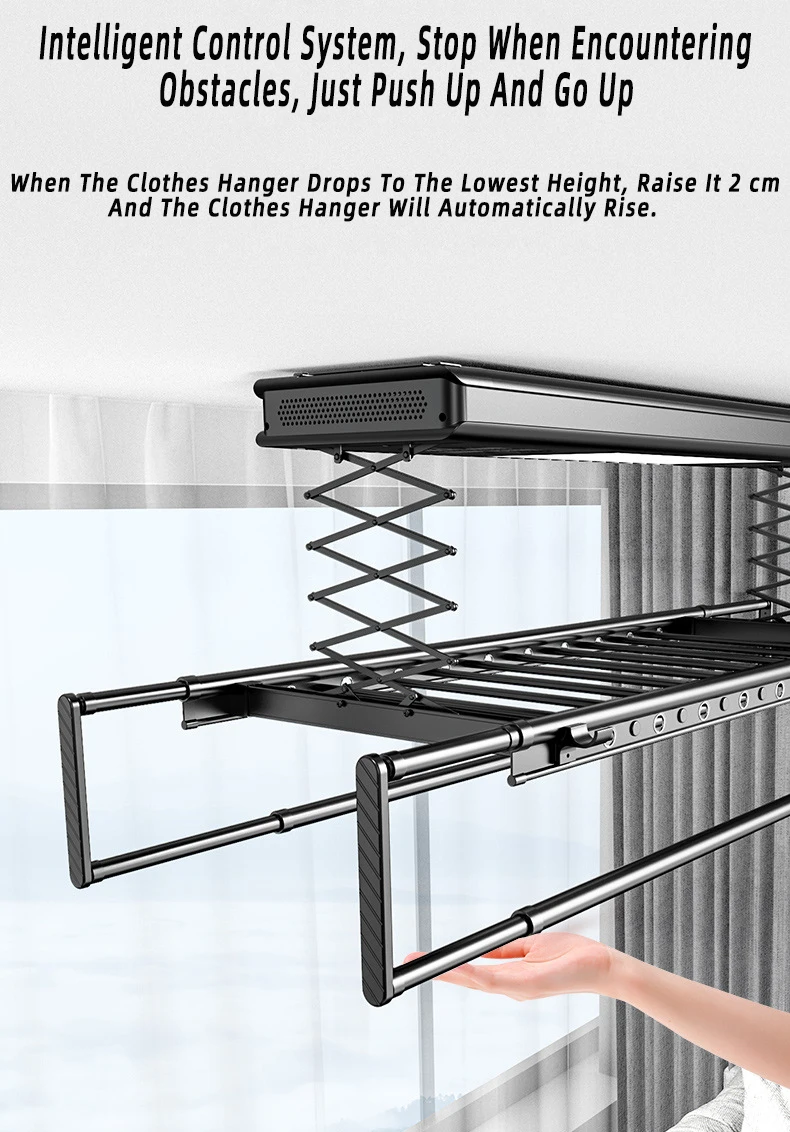 Electric Smart Clothes Folding Drying Rack - Buy Aluminum Folding ...